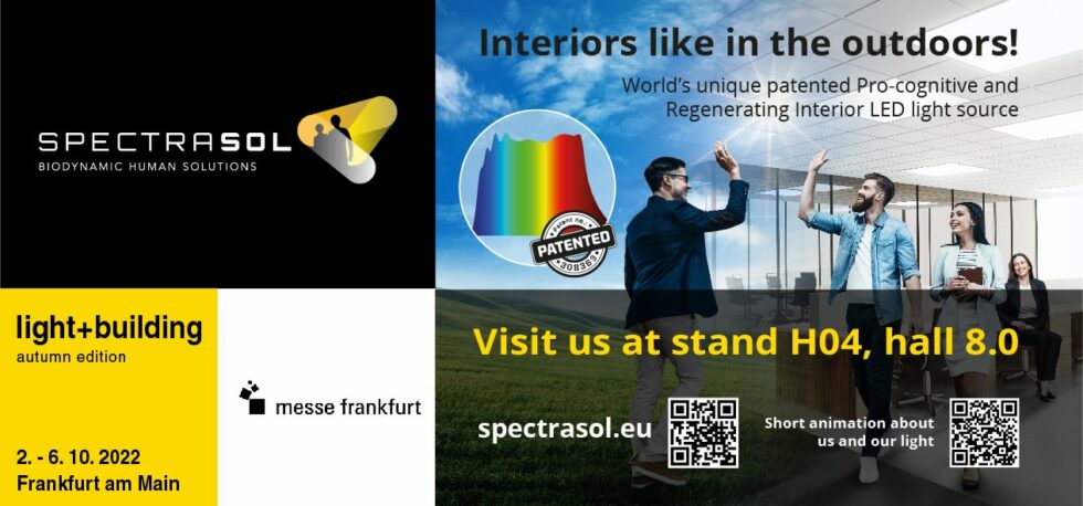 Dodavatel biodynamického osvětlení Spectrasol.cz